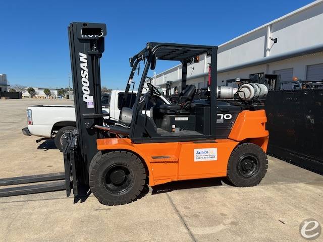 2024 LP Gas Doosan Pneumatic Tire 4 Wheel Sit Down | Eliftruck