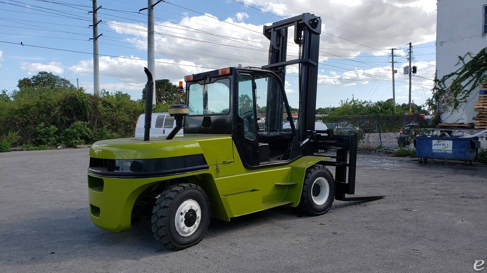 2015 Diesel Clark C80D Pneumatic Tire 4 Wheel Sit Down