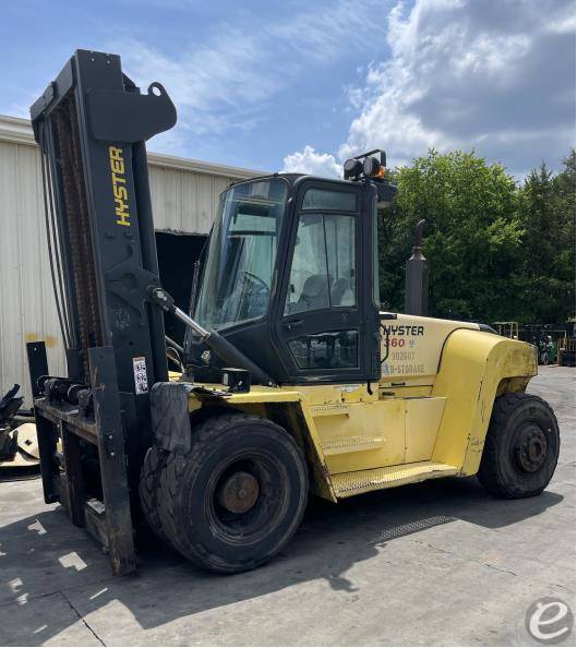 2015 Diesel Hyster H360HD2 Pneumatic Tire 4 Wheel Sit Down