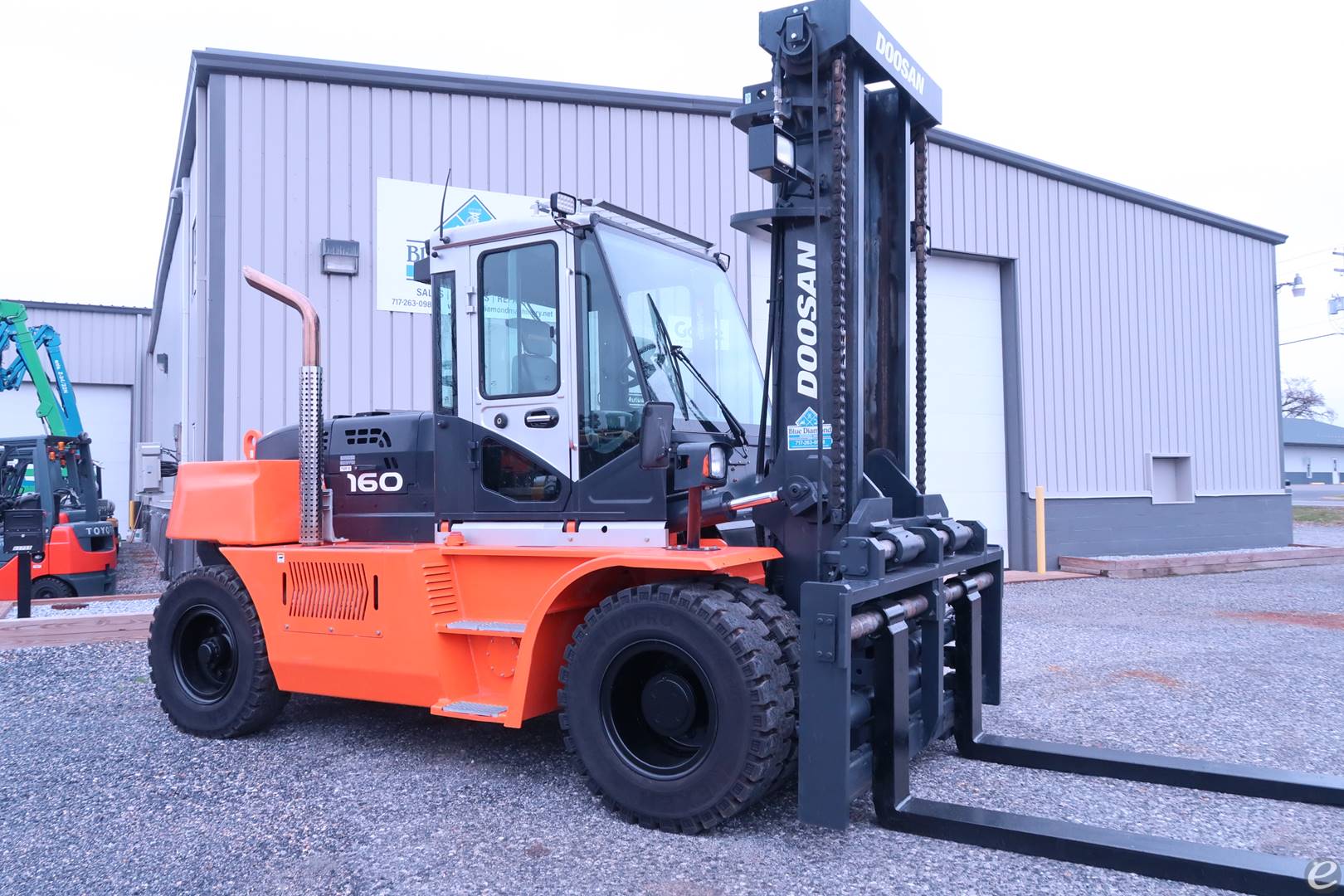 2015 Diesel Doosan Pneumatic Tire 4 Wheel Sit Down | Eliftruck