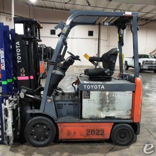 2016 Electric Toyota 8FBCU32 Cushion Tire 4 Wheel Sit Down (Indoor ...