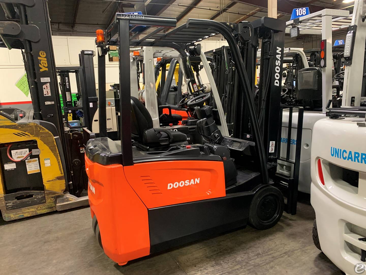 2016 Electric Doosan B20T-7 Electric 3 Wheel Sit Down