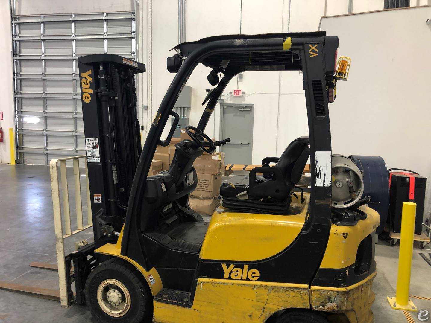 2011 LP Gas Yale Pneumatic Tire 4 Wheel Sit Down | Eliftruck