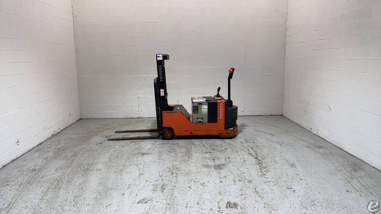 2010 Electric Toyota 6BWC15 Electric Walkie Counterbalanced Stacker