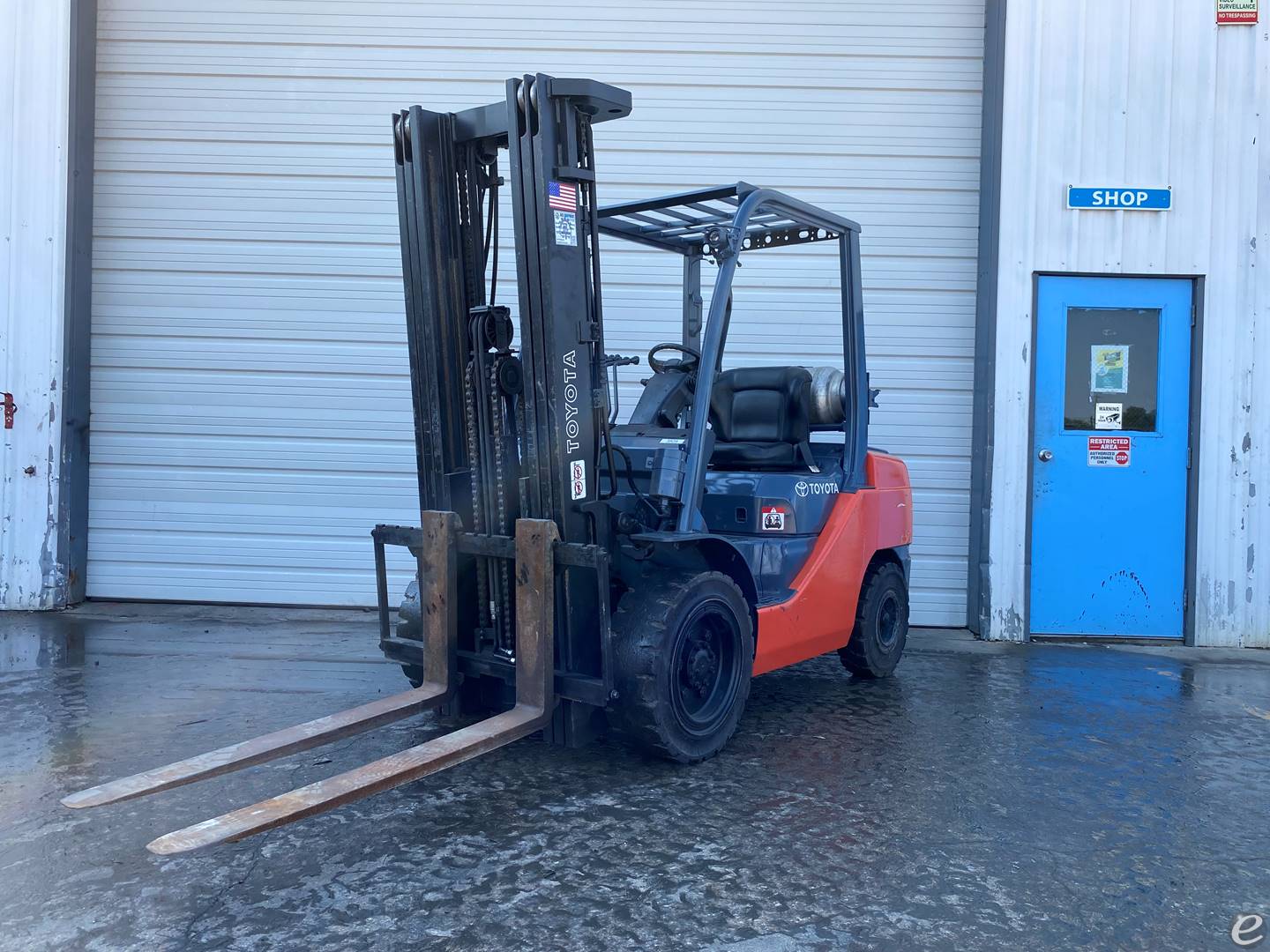 2016 LP Gas Toyota Pneumatic Tire 4 Wheel Sit Down | Eliftruck