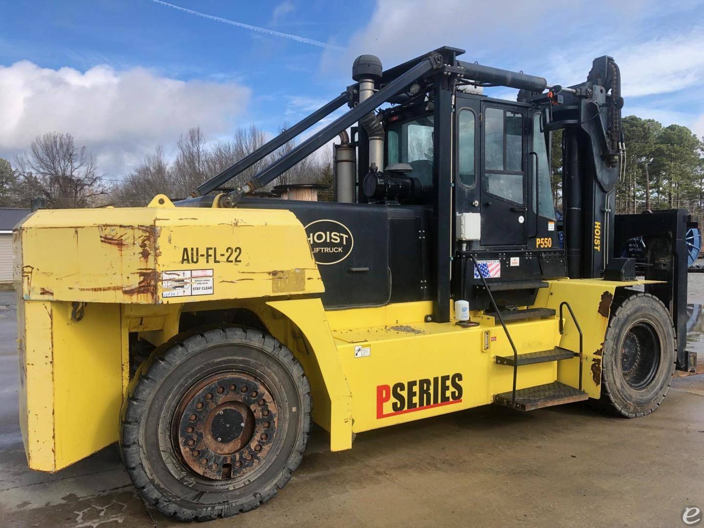 2017 Diesel Hoist Liftruck P550 Pneumatic Tire 4 Wheel Sit Down