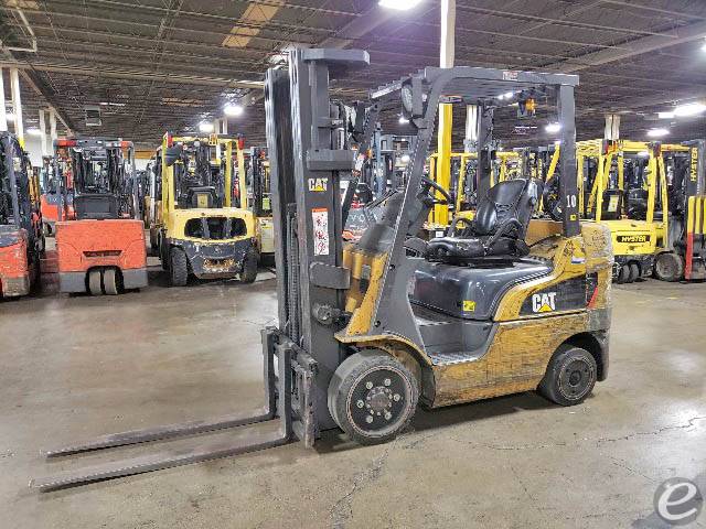 2015 LP Gas Cat 2C5000 Cushion Tire 4 Wheel Sit Down (Indoor Warehouse)