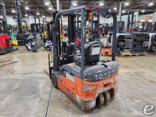 2016 Electric Toyota 8FBE15U Electric 3 Wheel Sit Down