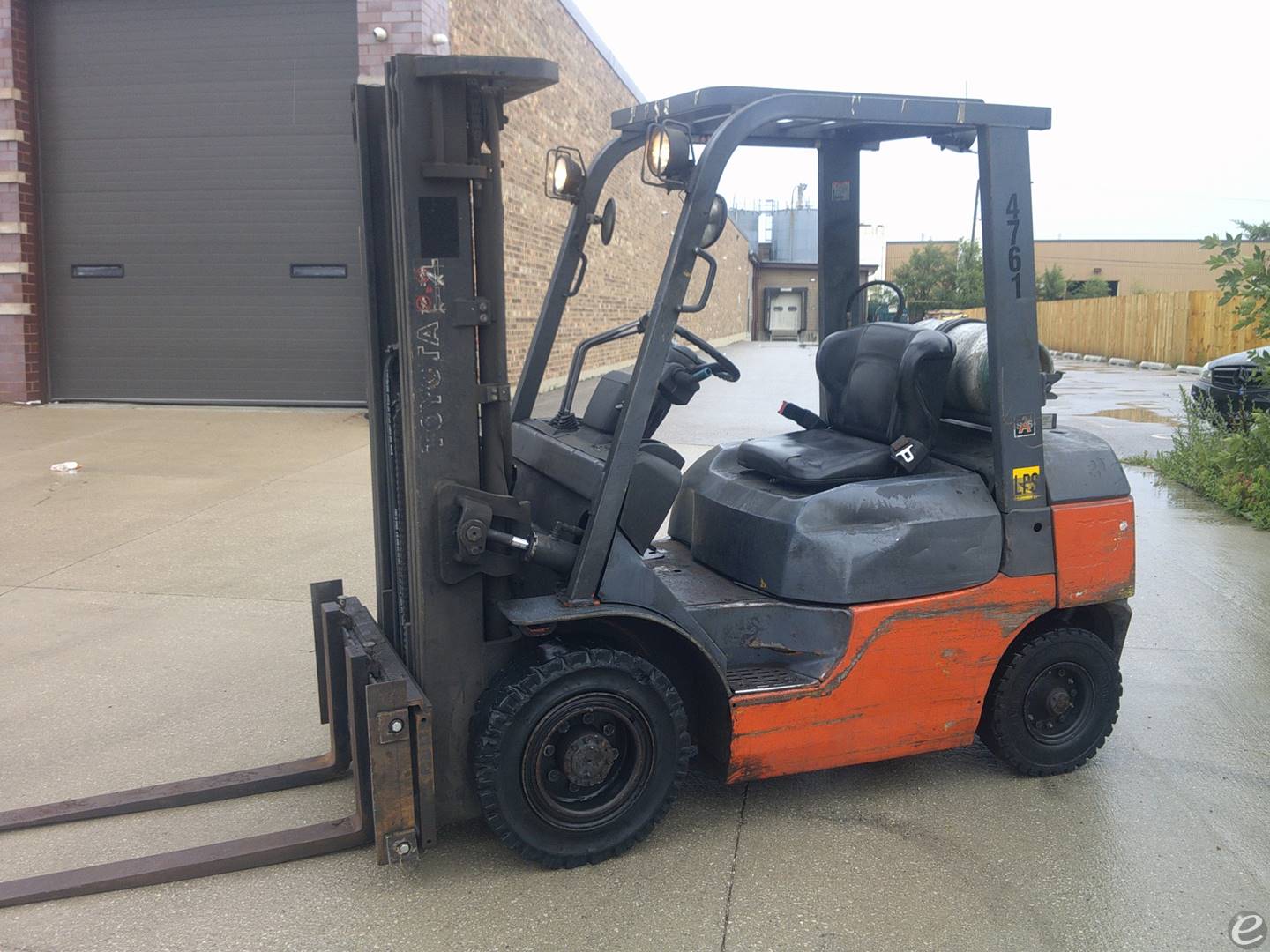 2010 LP Gas Toyota Sit Down Rider 7FGU25 - 123Forklift