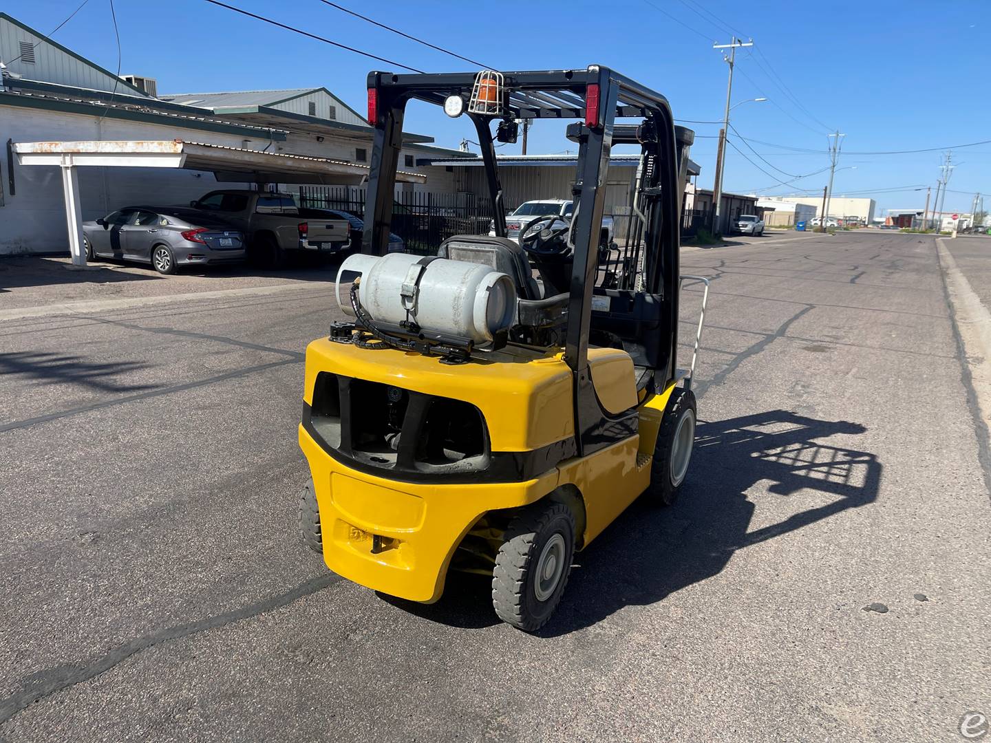 2018 LP Gas Yale GLP050VX Pneumatic Tire 4 Wheel Sit Down