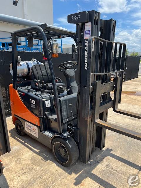 2017 LP Gas Doosan Sit Down Rider GC18-5 - 123Forklift