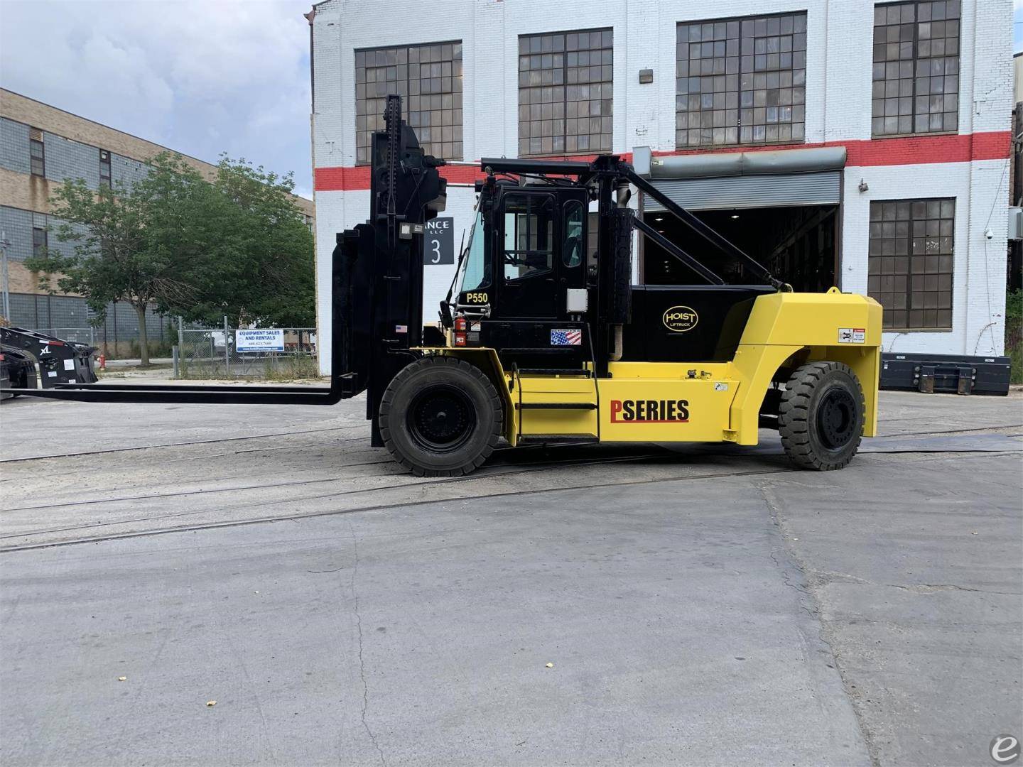 2018 Diesel Hoist Liftruck P550 Pneumatic Tire 4 Wheel Sit Down