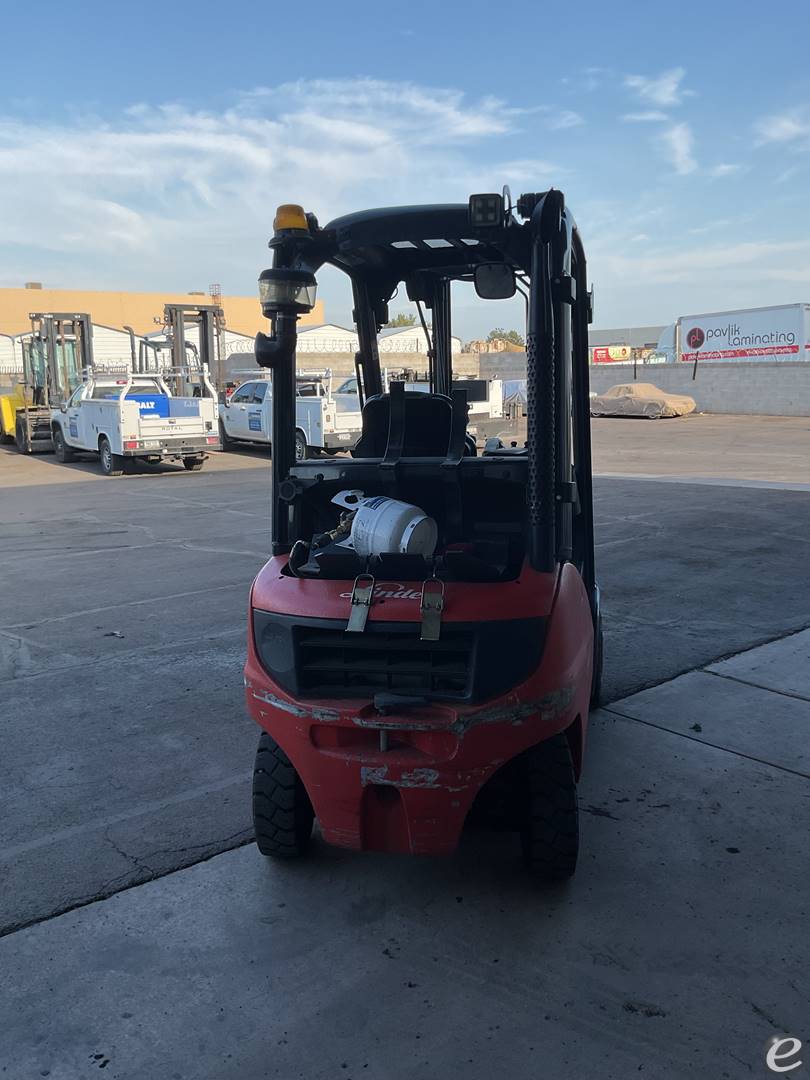 2008 LP Gas Linde Pneumatic Tire 4 Wheel Sit Down | Eliftruck