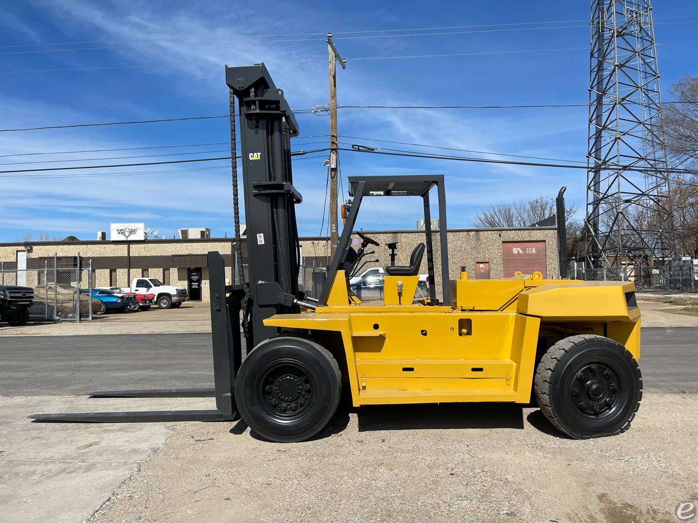 1996 Diesel Cat DP150 Pneumatic Tire 4 Wheel Sit Down