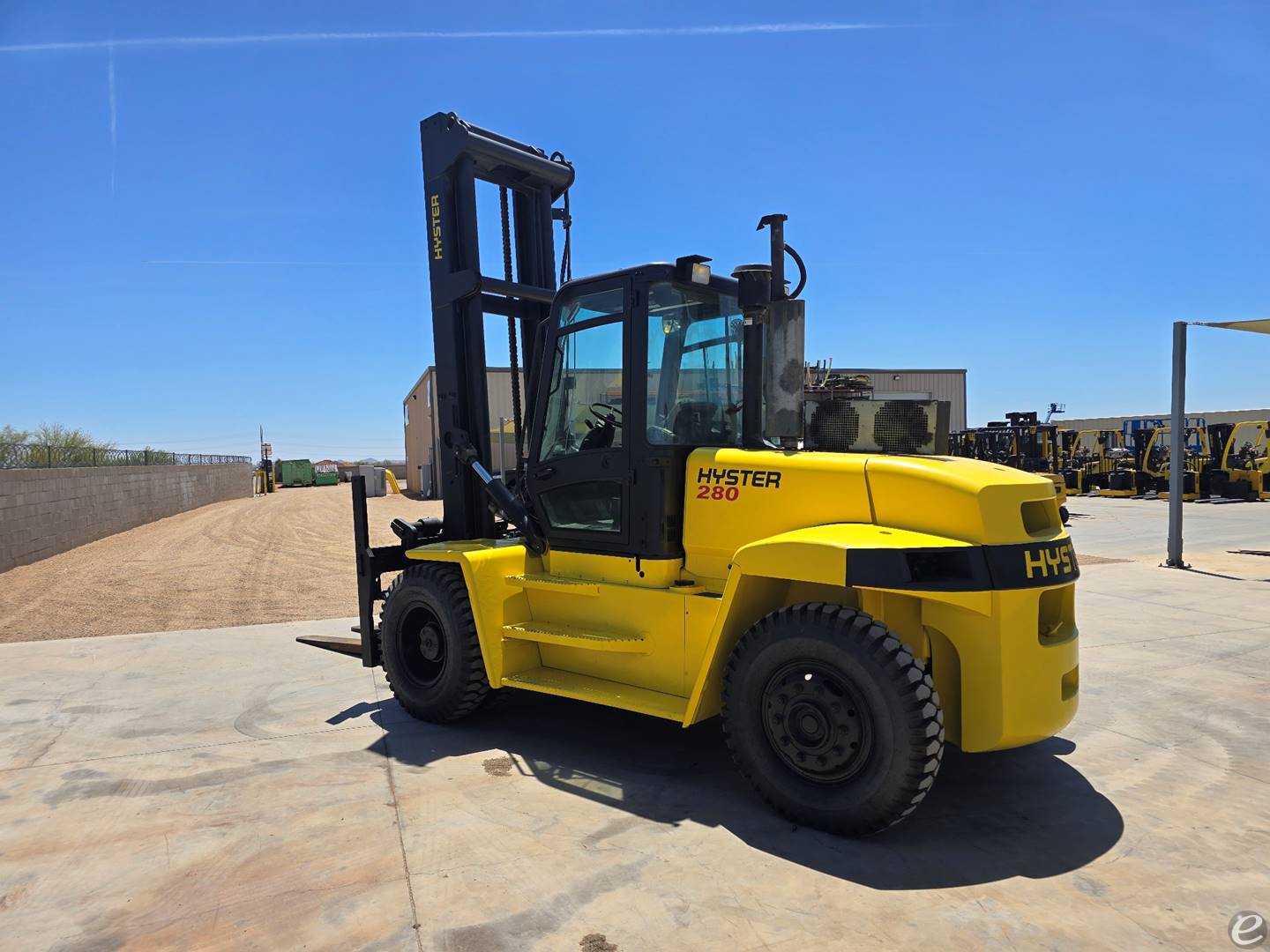 2006 Diesel Hyster Pneumatic Tire 4 Wheel Sit Down | Eliftruck