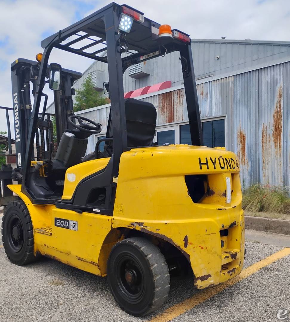 2008 Diesel Hyundai Sit Down Rider 20D-7 - 123Forklift