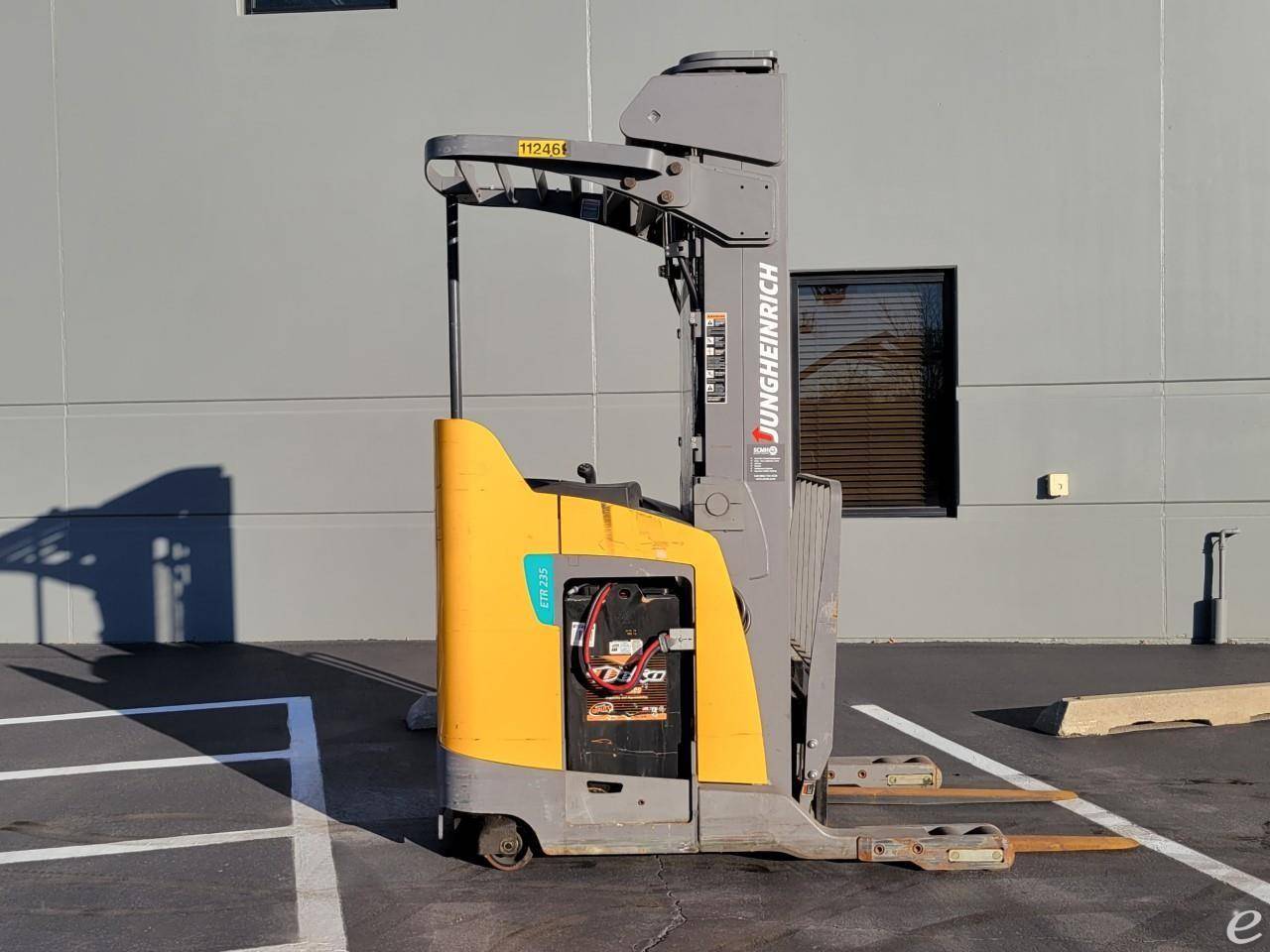 2016 Electric Jungheinrich ETR235 Electric Narrow Aisle Single Reach