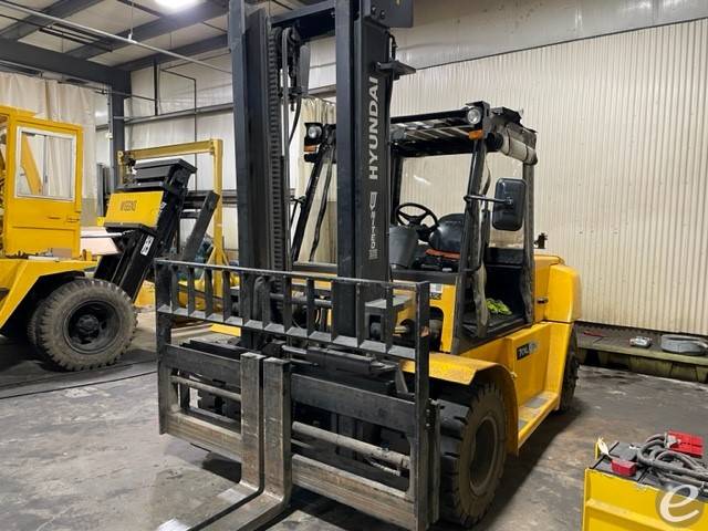 2018 LP Gas Hyundai 70L-7A Pneumatic Tire 4 Wheel Sit Down