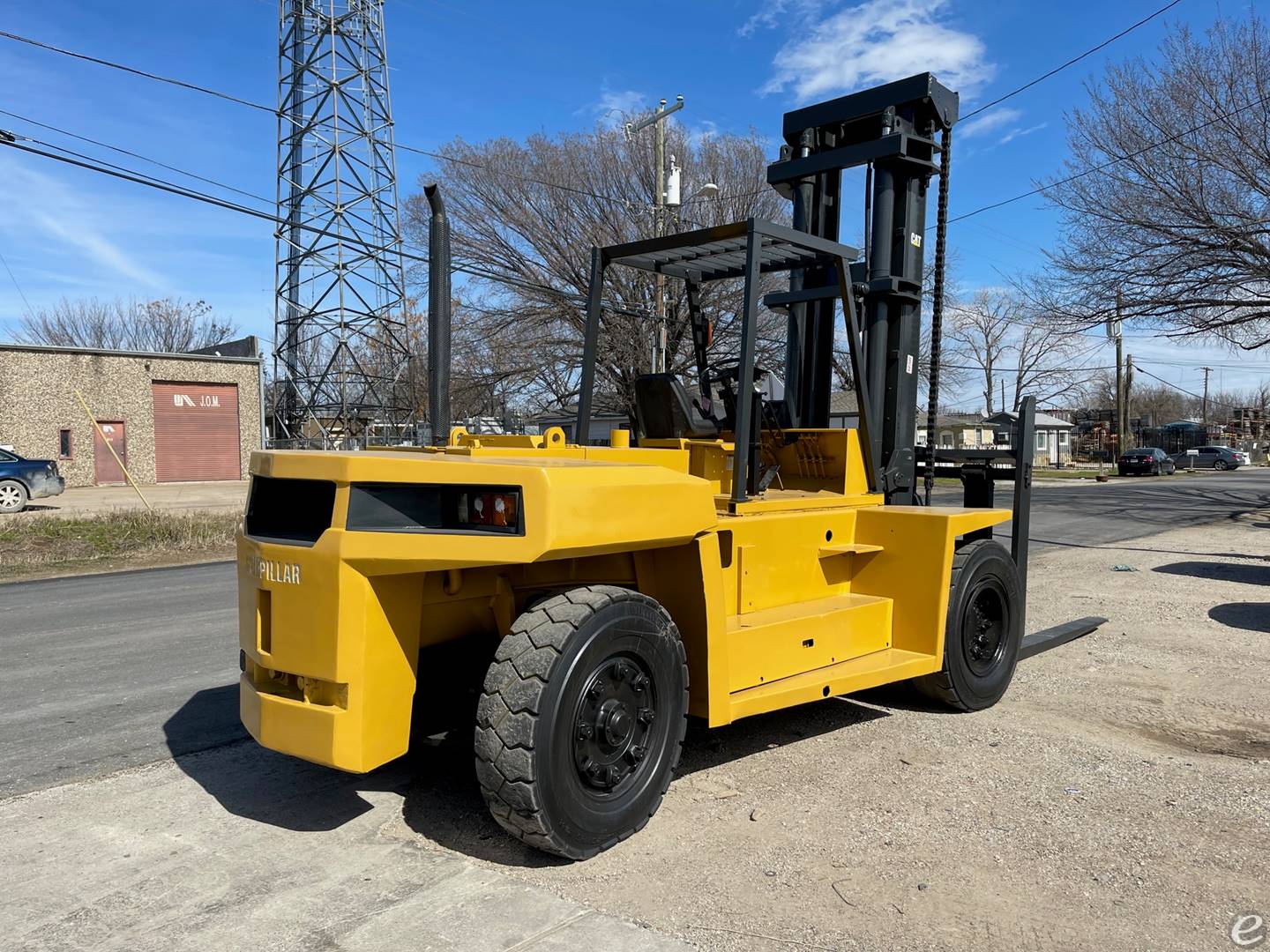 1996 Diesel Cat DP150 Pneumatic Tire 4 Wheel Sit Down