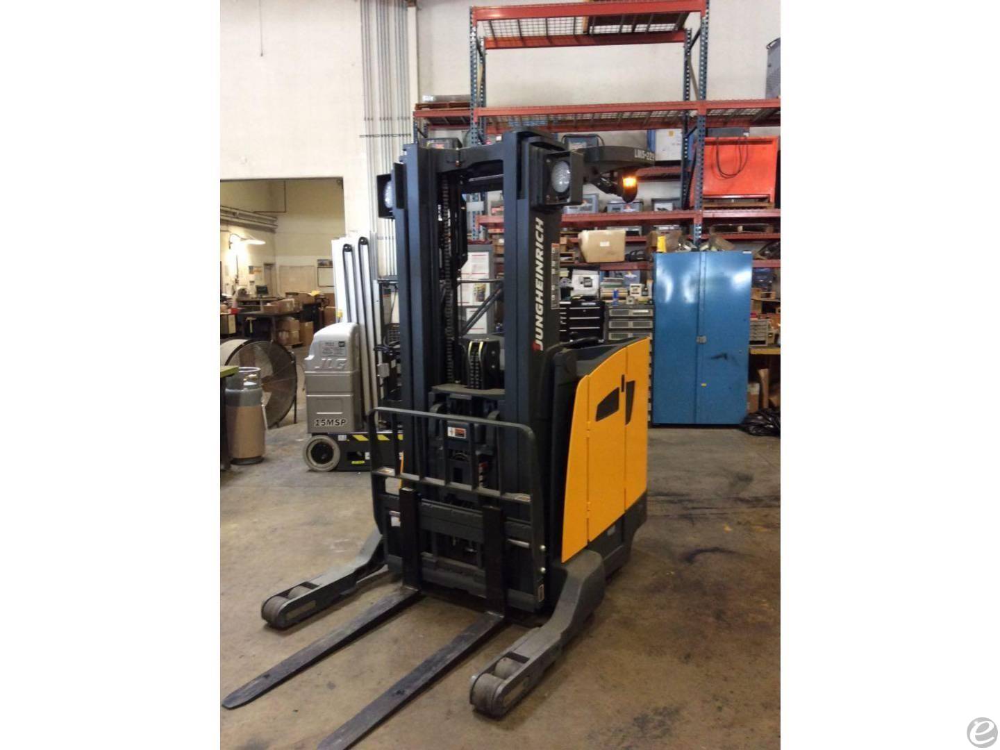 2016 Electric Jungheinrich ETR235 Electric Narrow Aisle Single Reach
