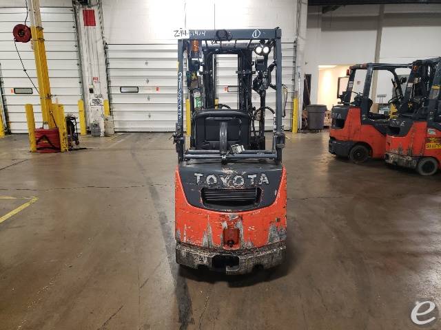 2018 LP Gas Toyota 8FGCU18 Cushion Tire 4 Wheel Sit Down (Indoor Warehouse)
