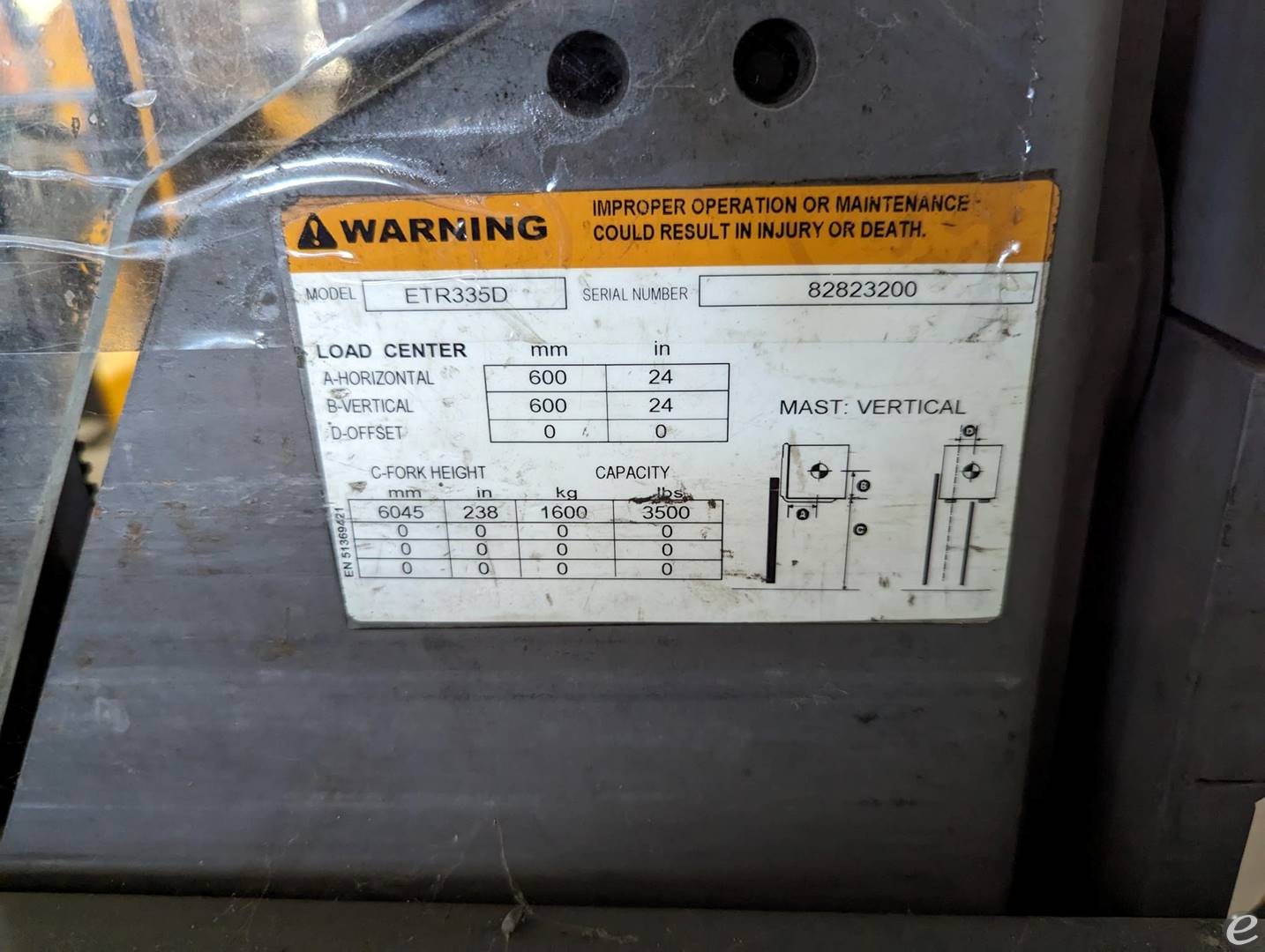 2017 Electric Jungheinrich ETR335D Electric Narrow Aisle Double Reach