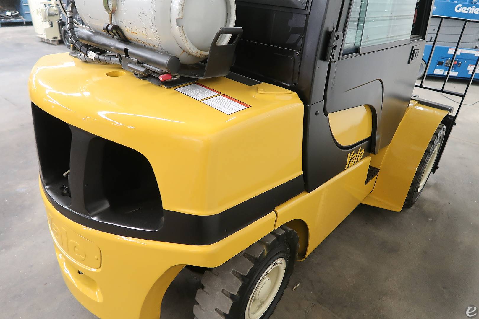 2007 LP Gas Yale Pneumatic Tire 4 Wheel Sit Down | Eliftruck