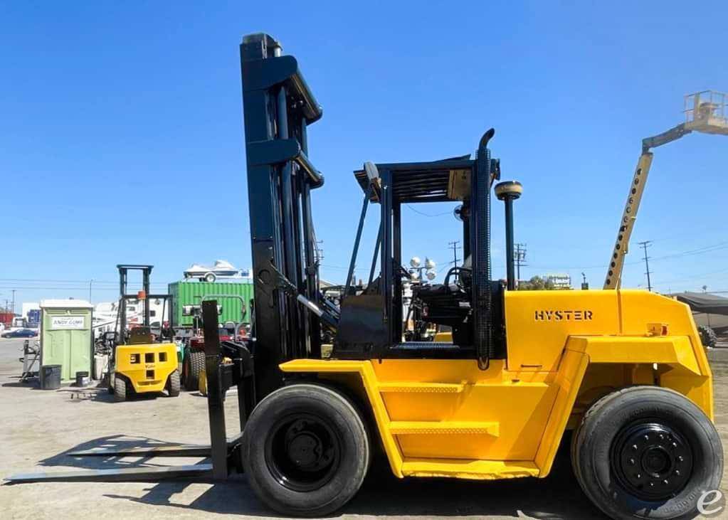 2000 Diesel Hyster Pneumatic Tire 4 Wheel Sit Down | Eliftruck