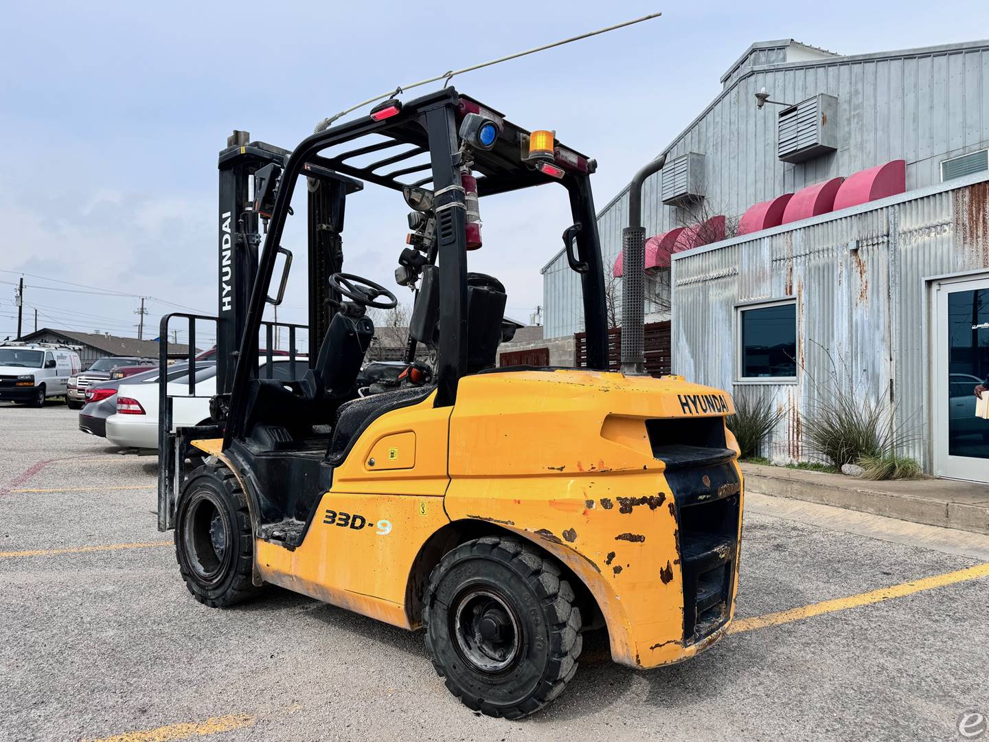 2018 Diesel Hyundai Sit Down Rider 33D-9 - 123Forklift
