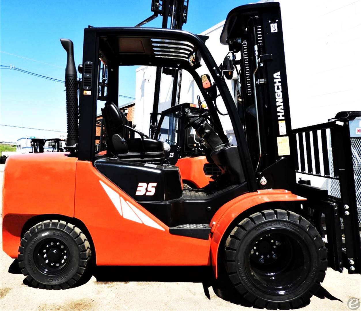 Diesel Hangcha FD35 Pneumatic Tire 4 Wheel Sit Down