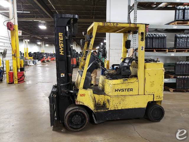 2002 LP Gas Hyster S120XMS-PRS Cushion Tire 4 Wheel Sit Down (Indoor ...