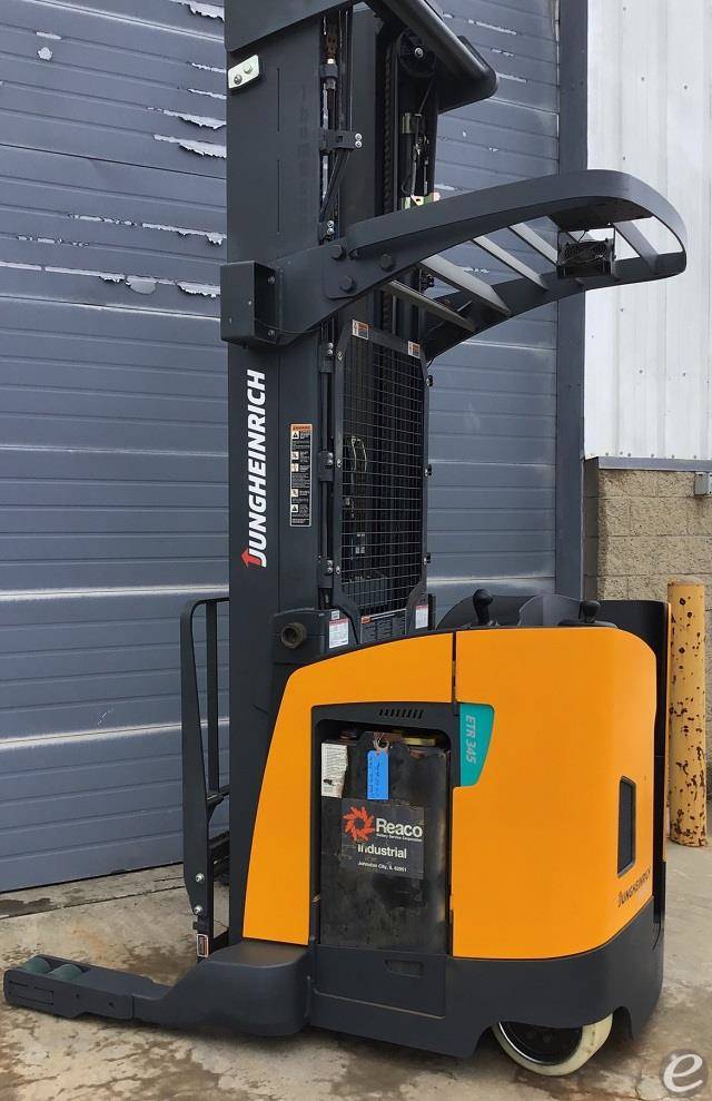 2015 Electric Jungheinrich ETR345 Electric Narrow Aisle Single Reach