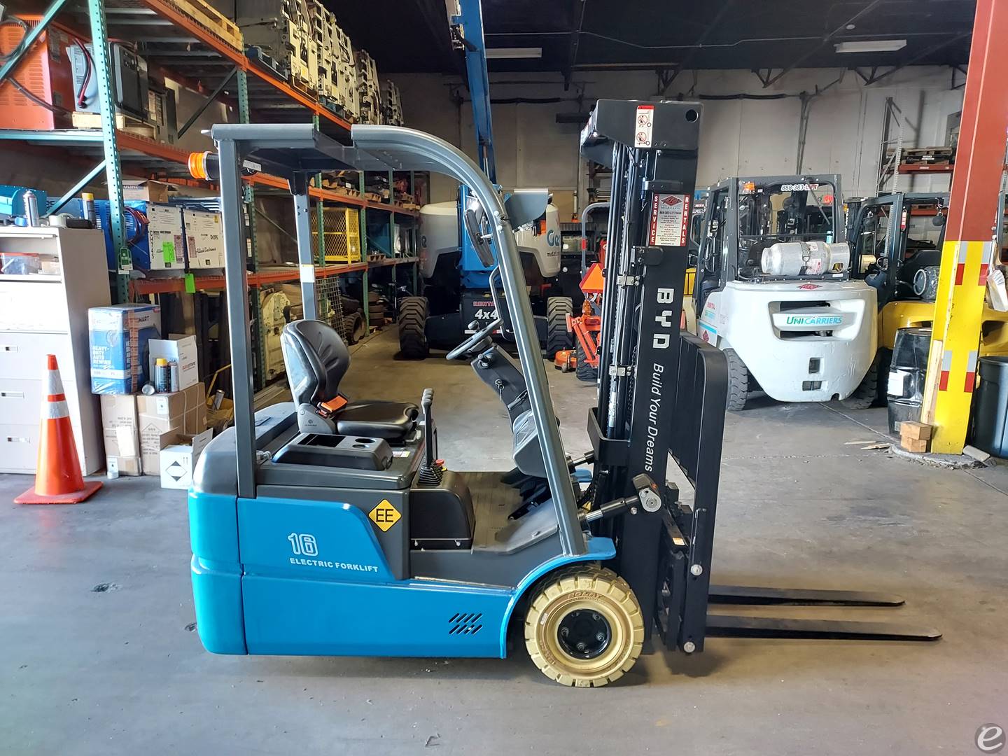 2022 Electric BYD Sit Down Rider ECB16 - 123Forklift