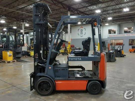 2018 Electric Toyota 8FBCU32 Cushion Tire 4 Wheel Sit Down (Indoor ...