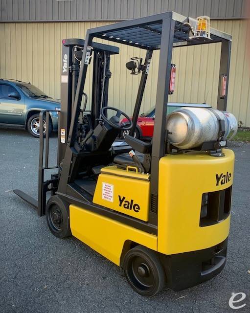 2004 LP Gas Yale GLC030AFNUAE082 Cushion Tire 4 Wheel Sit Down (Indoor Warehouse)