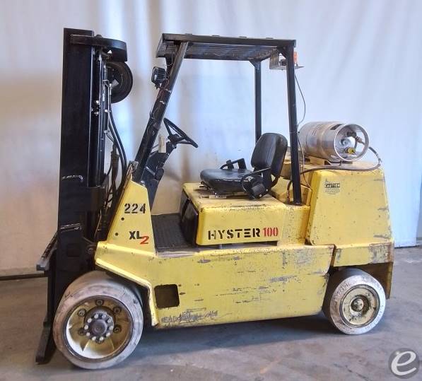 1992 LP Gas Hyster S100XL Cushion Tire 4 Wheel Sit Down (Indoor Warehouse)