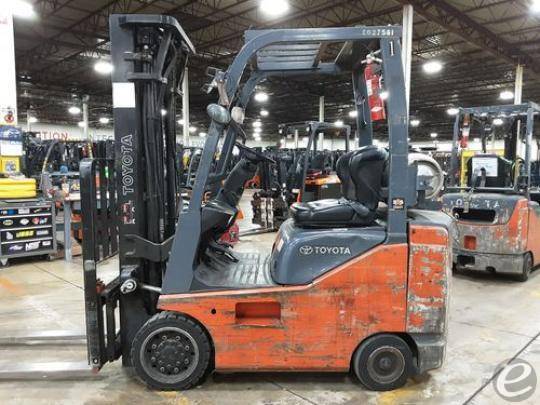 2013 LP Gas Toyota 8FGCU18 Cushion Tire 4 Wheel Sit Down (Indoor Warehouse)