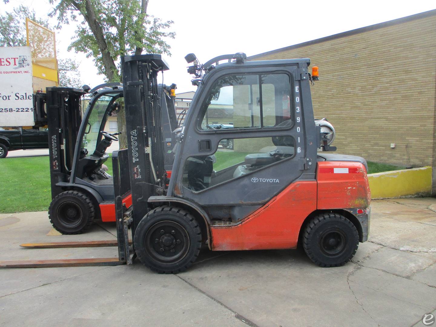 2018 LP Gas Toyota Sit Down Rider 8FGU30 - 123Forklift