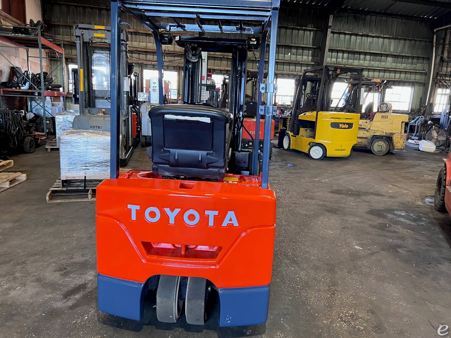 2013 Electric Toyota 7FBEU18 Electric 3 Wheel Sit Down