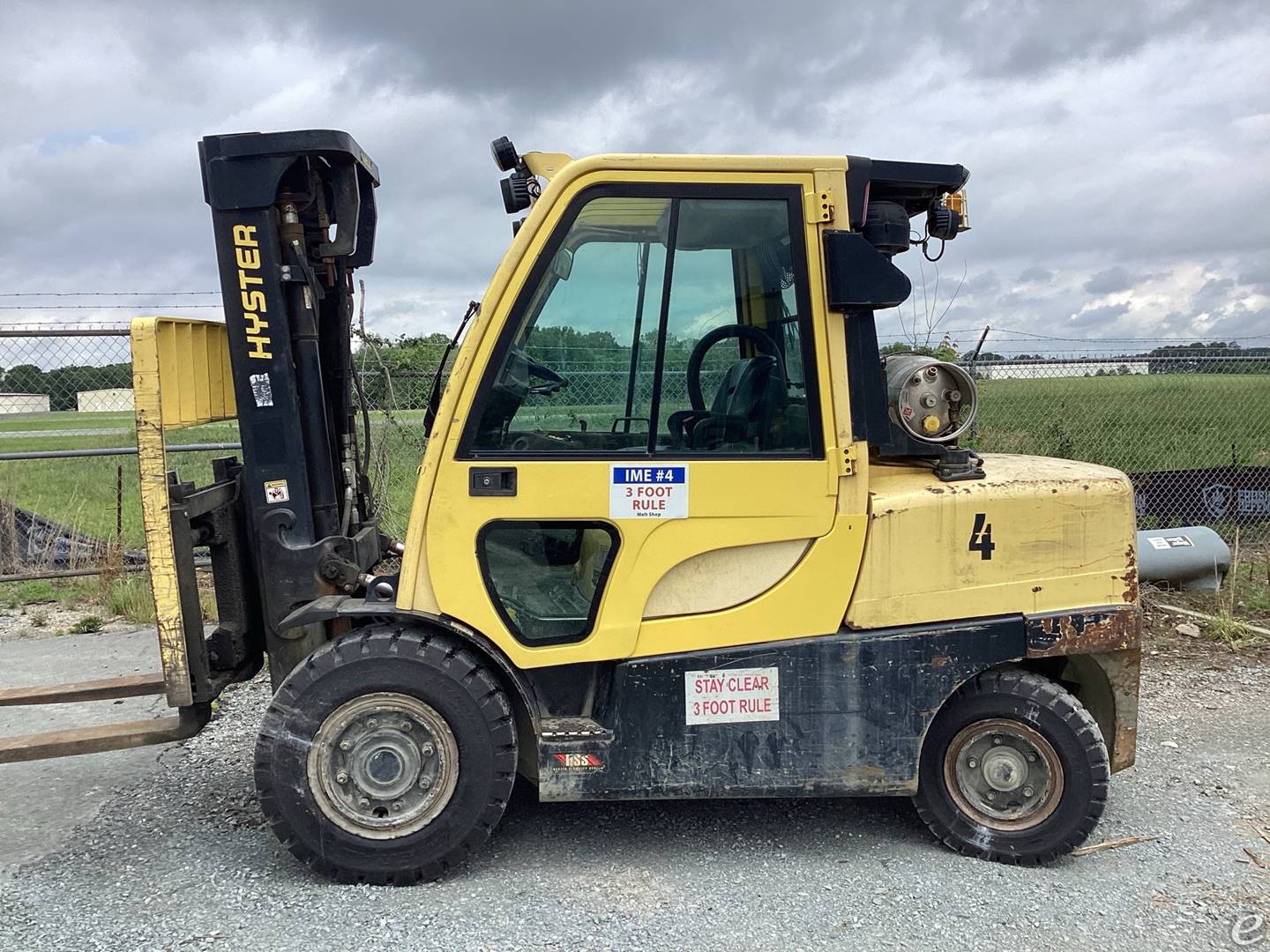 2016 LP Gas Hyster Pneumatic Tire 4 Wheel Sit Down | Eliftruck