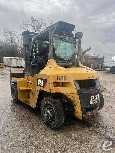 2019 Dual Fuel Cat DP70N1 Pneumatic Tire 4 Wheel Sit Down