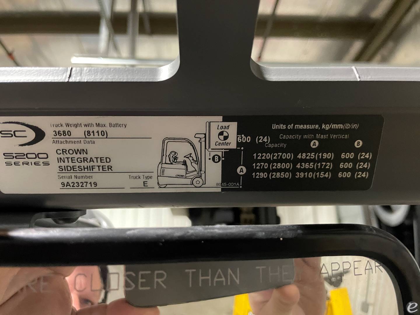 2016 Crown Sc-5215-30 Electric 3 Wheel Sit Down