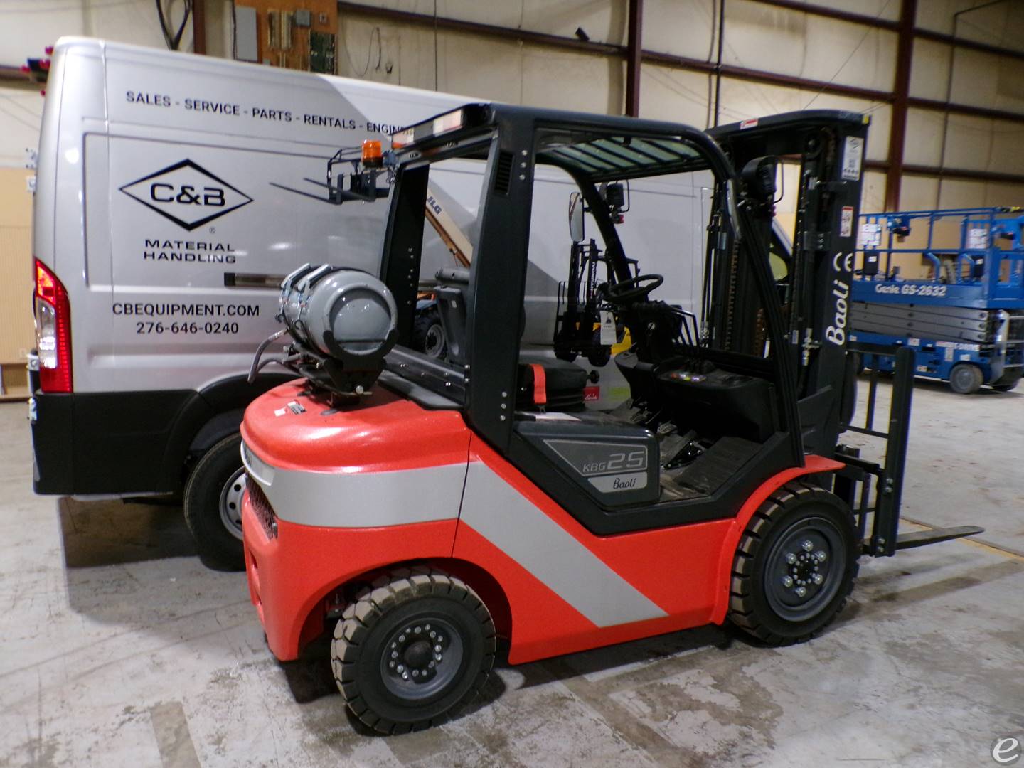 2024 LP Gas Baoli KBG25 Pneumatic Tire 4 Wheel Sit Down