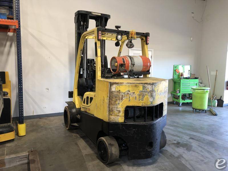 2008 LP Gas Hyster S120FT-PRS Cushion Tire 4 Wheel Sit Down (Indoor ...