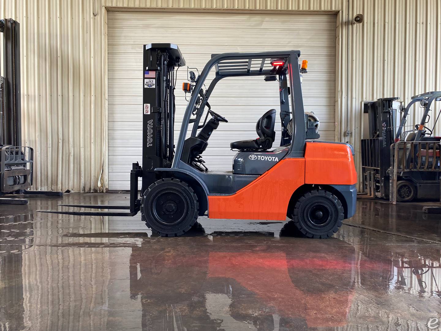 2018 LP Gas Toyota 8FGU30 Pneumatic Tire 4 Wheel Sit Down