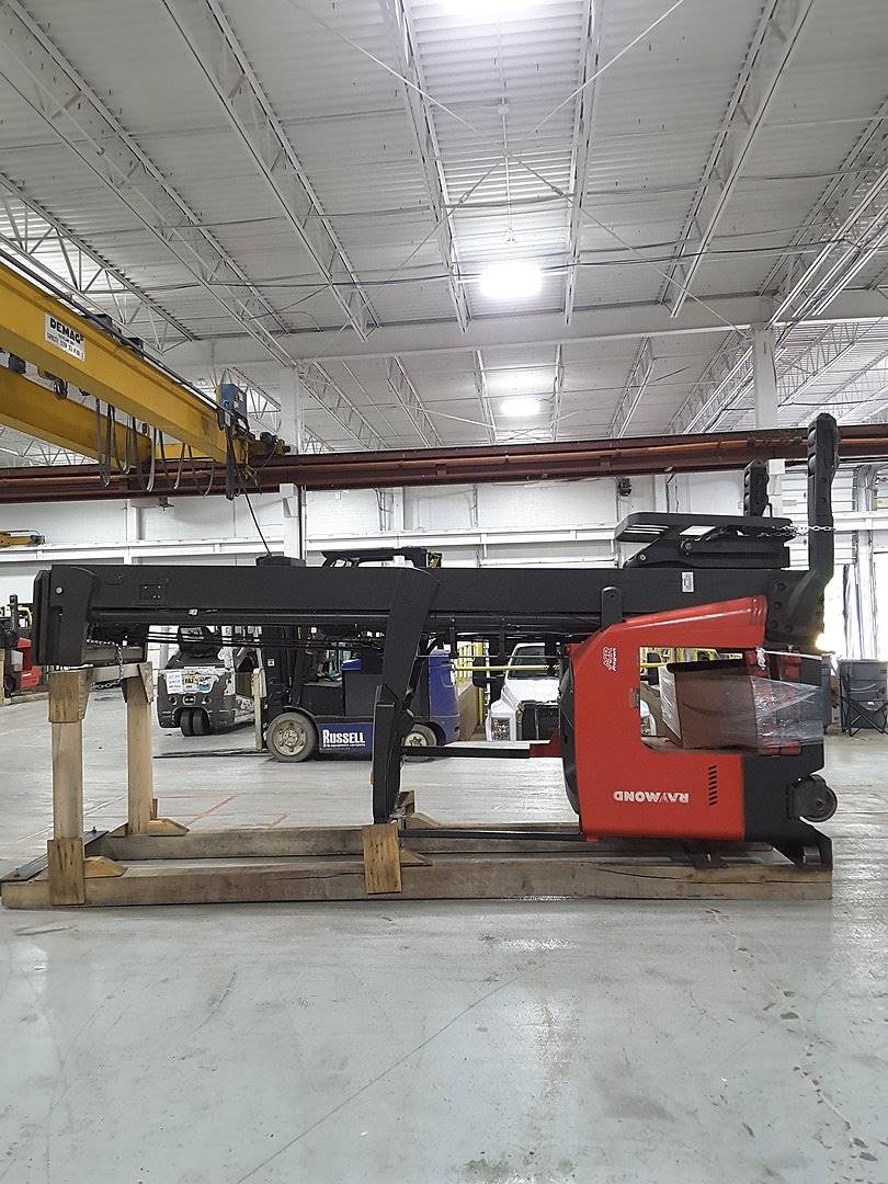 2015 Electric Raymond 752 DR32TT Electric Narrow Aisle Single Reach