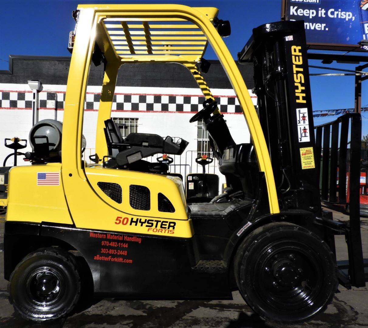 2005 LP Gas Hyster H50FT Pneumatic Tire 4 Wheel Sit Down
