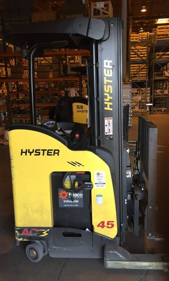 2014 Electric Hyster N45ZR2 Electric Narrow Aisle Single Reach