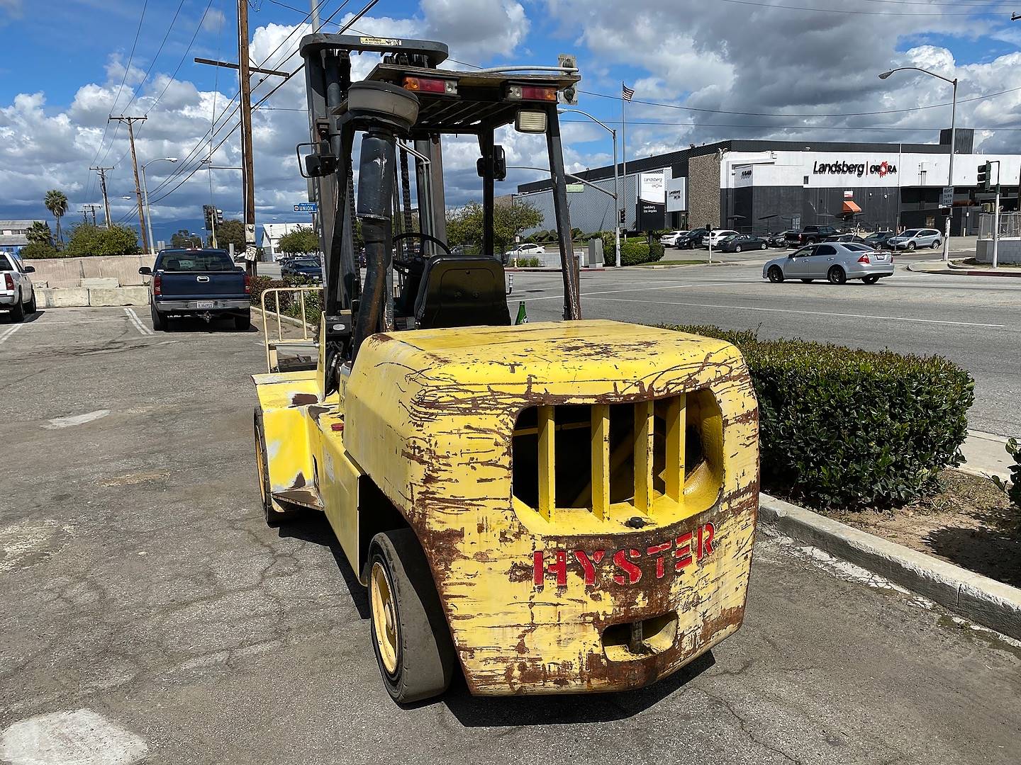2001 Diesel Hyster H110xl Pneumatic Tire 4 Wheel Sit Down