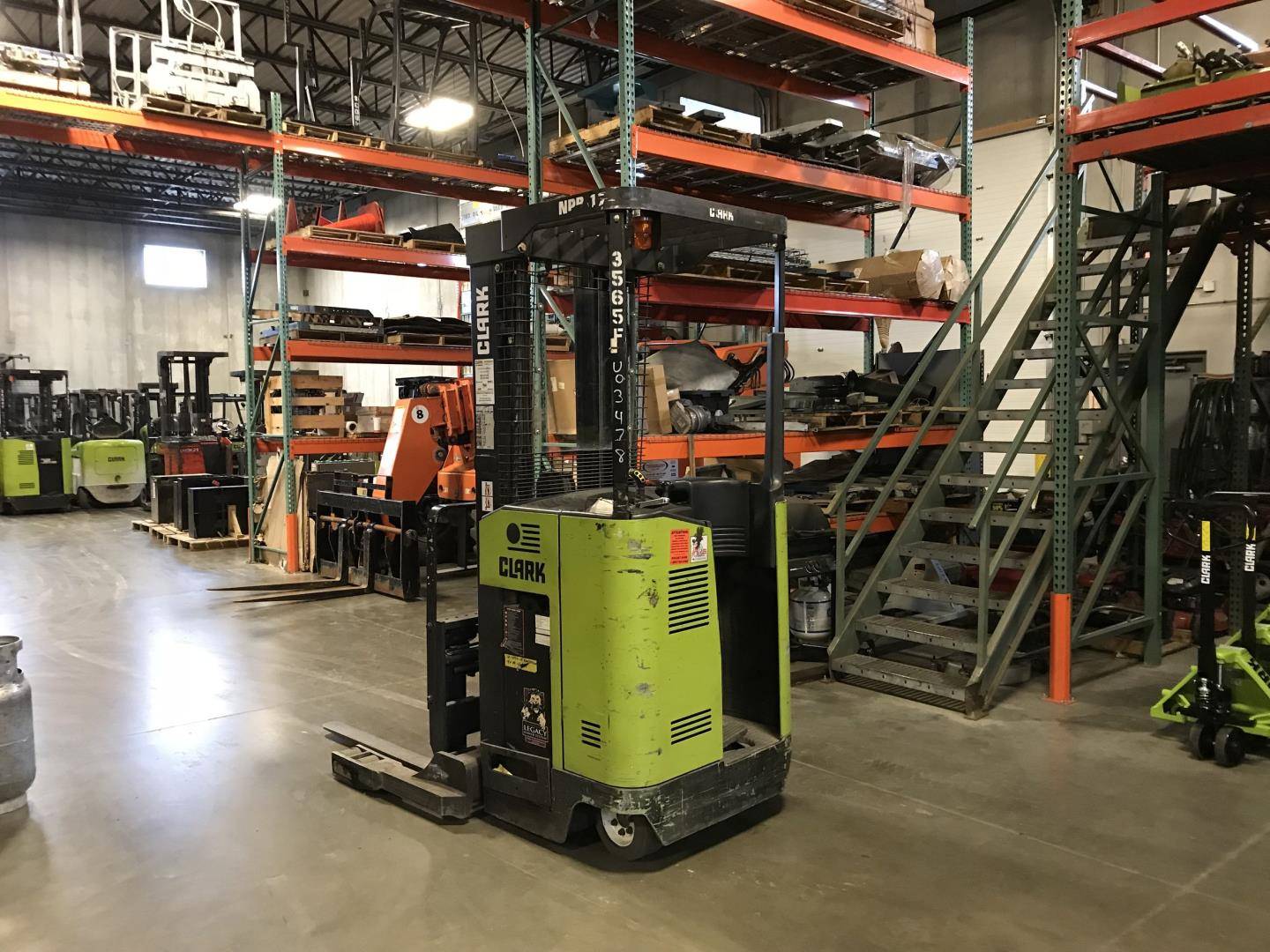 2013 Clark NPR17 Electric Narrow Aisle Single Reach